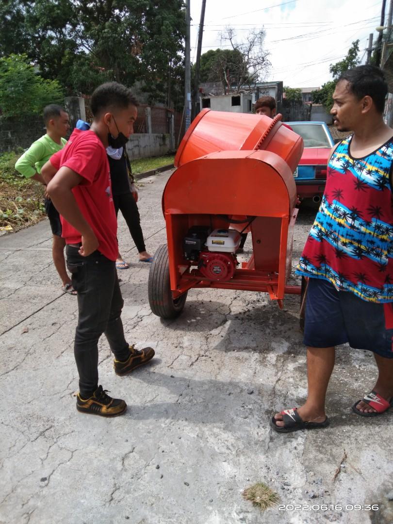 One bagger cement mixer T FRAME with shinmax gas engine 7.5 hp ...