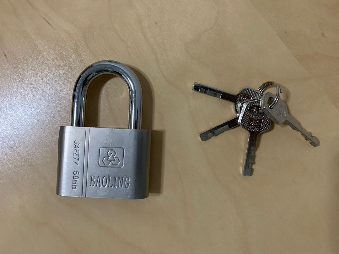 Padlock for gate, Furniture & Home Living, Security & Locks, Locks ...