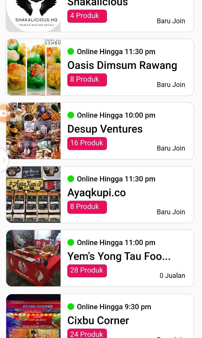 Pendaftaran Vendor Food Delivery Misi Rakyat, Services, Others on Carousell