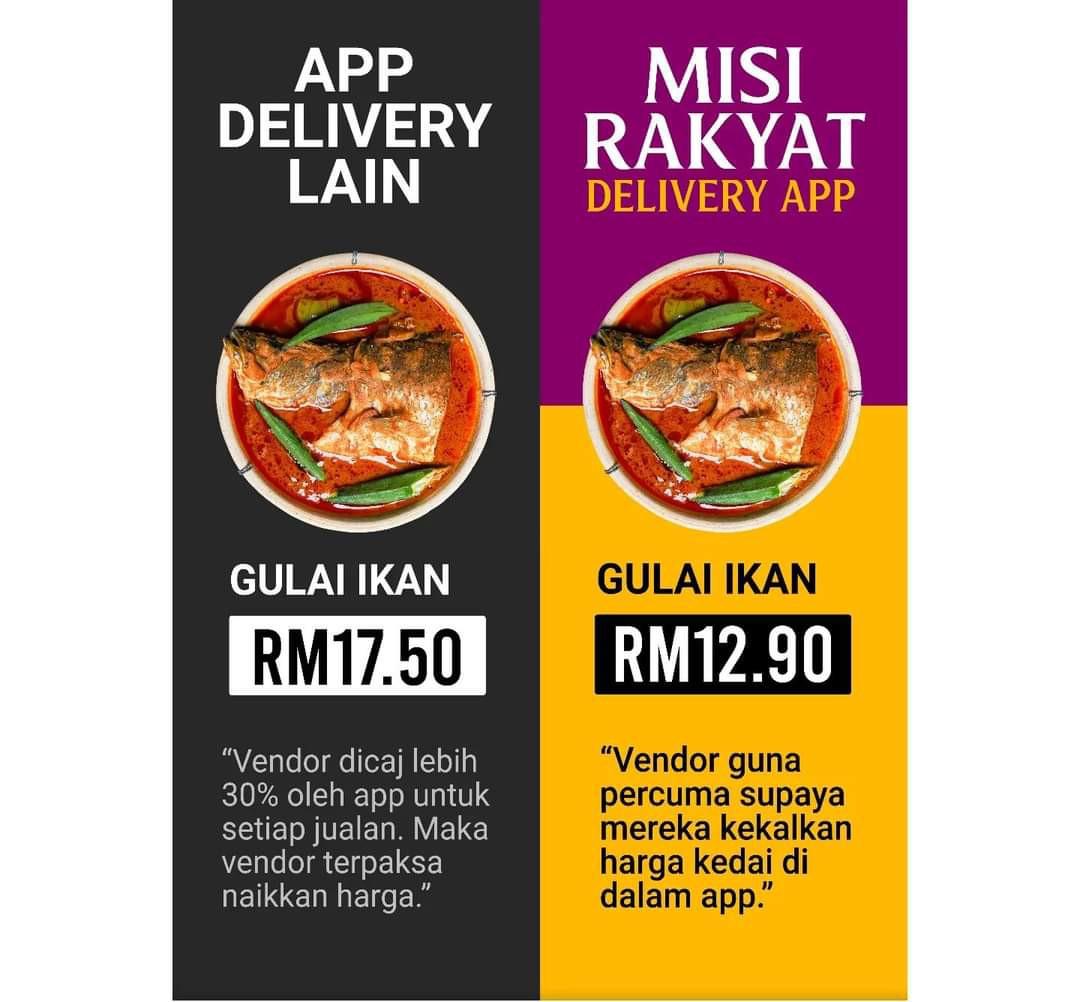 Pendaftaran Vendor Food Delivery Misi Rakyat, Services, Others on Carousell