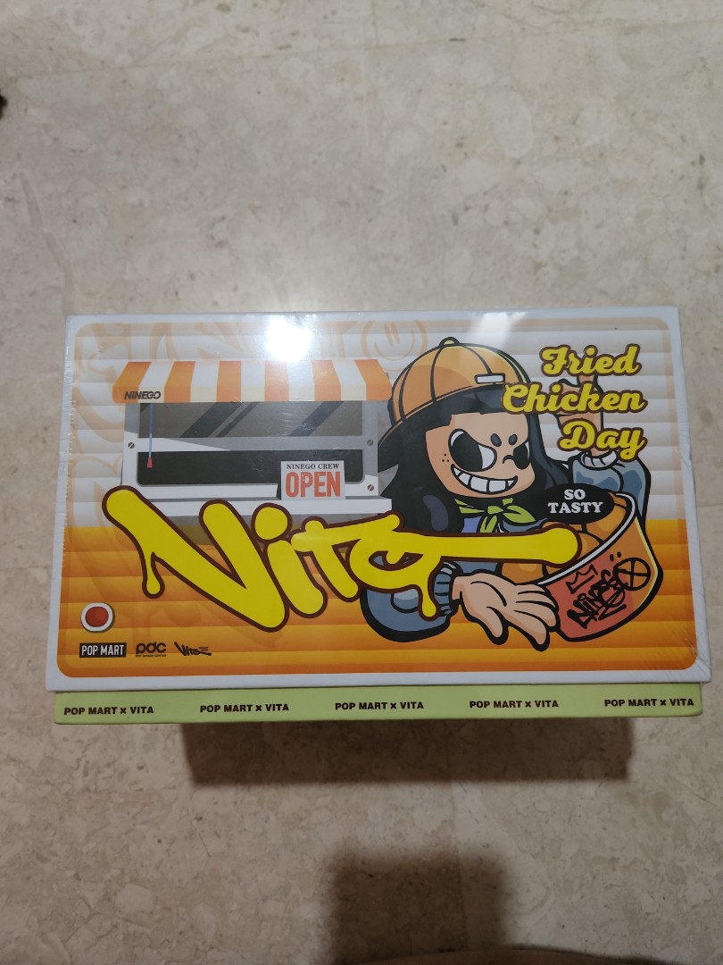 Popmart - Vita Fried Chicken Day, Hobbies & Toys, Toys & Games on Carousell