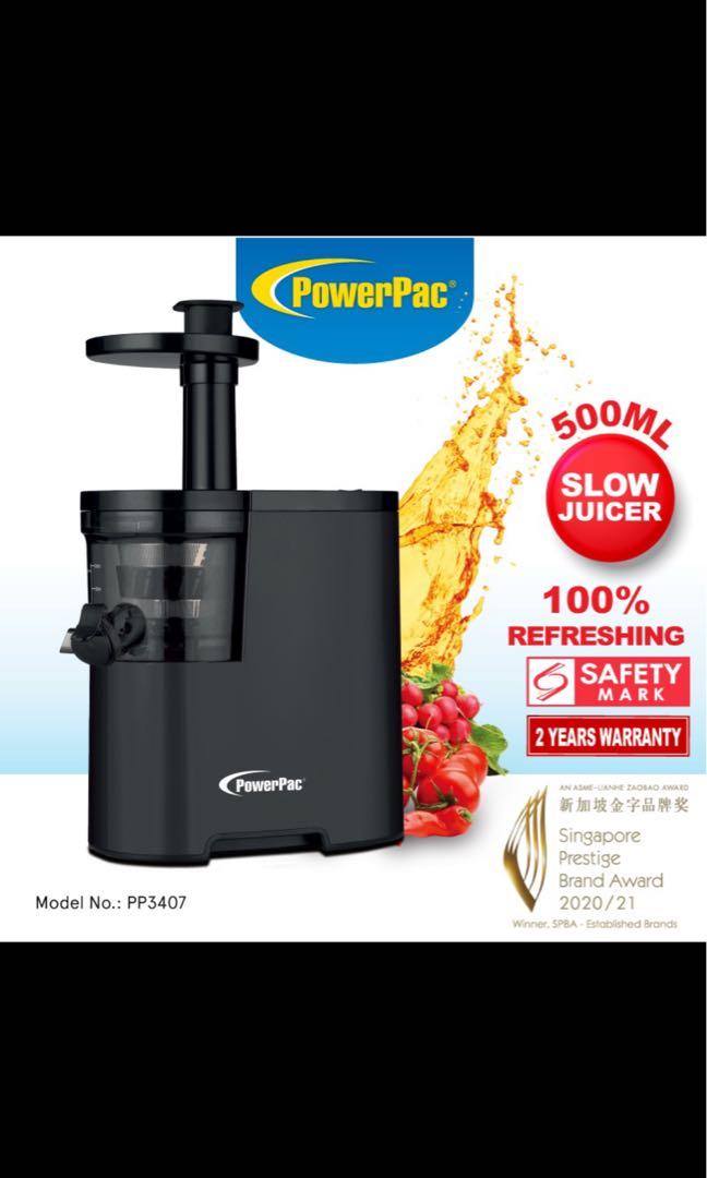 PowerPac Juice Extractor, Slow Juicer, Cold Press Juicer (PP3407), TV ...