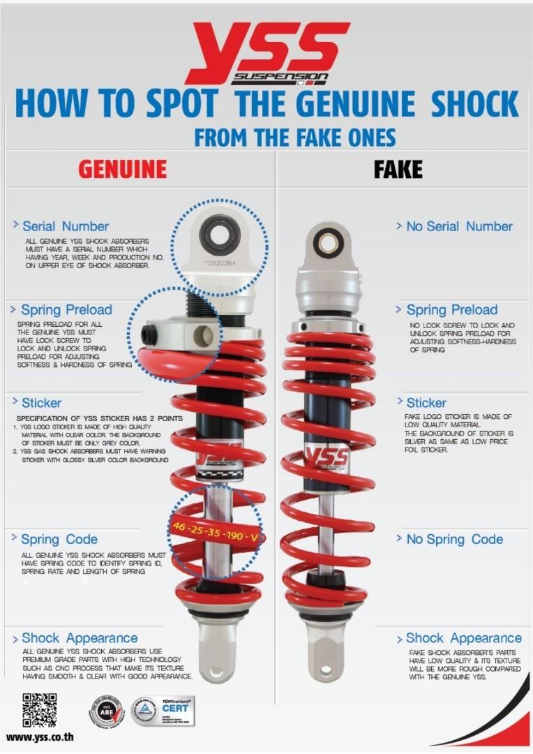 (Ready stock) Honda CB150R Exmotipn YSS GSport Suspension Absorber CB ...