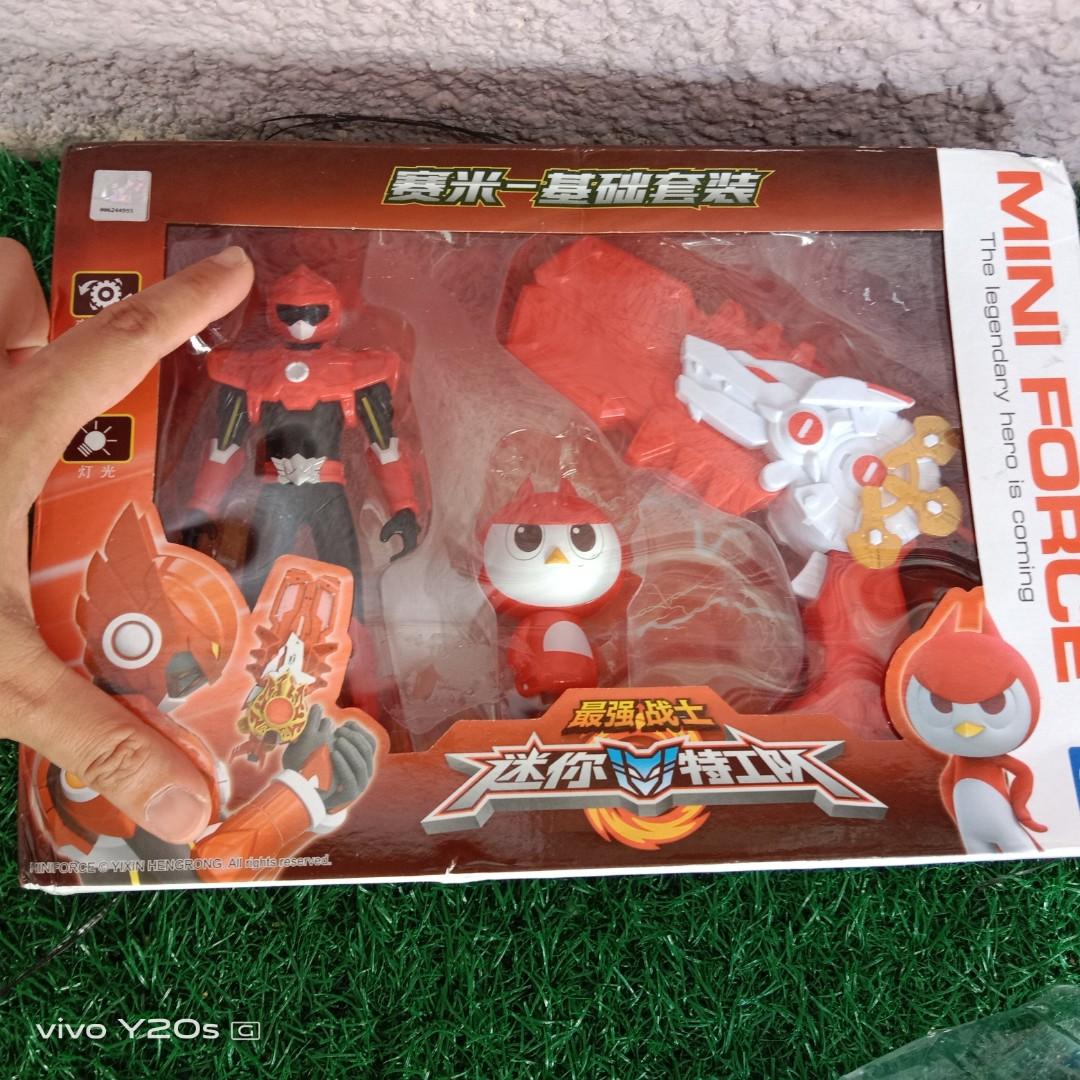 Red Miniforce Sammy, Mini Force, Jumpgo, with lights and sounds ...