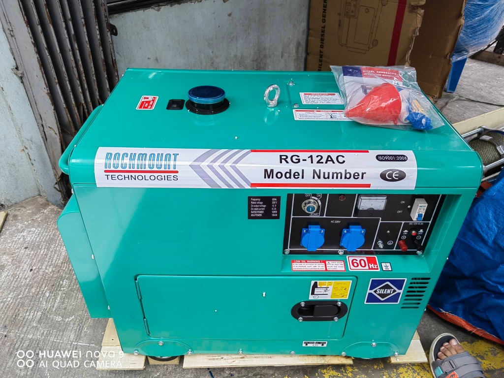 Rockmount Silent Diesel Generator, Commercial & Industrial ...
