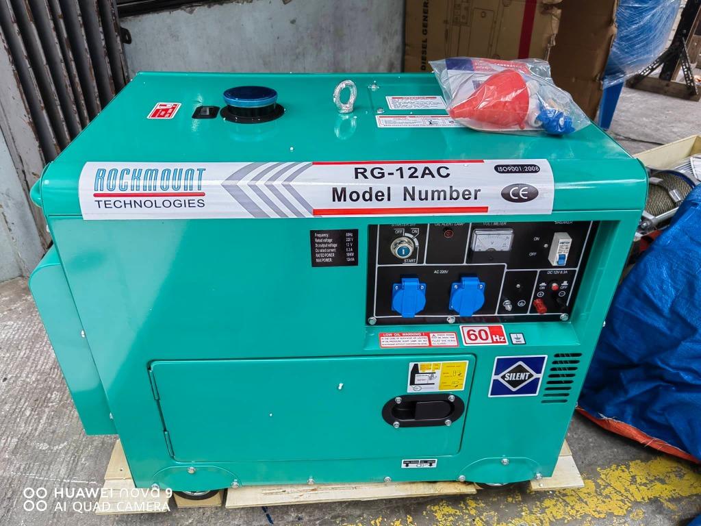Rockmount Silent Diesel Generator, Commercial & Industrial ...