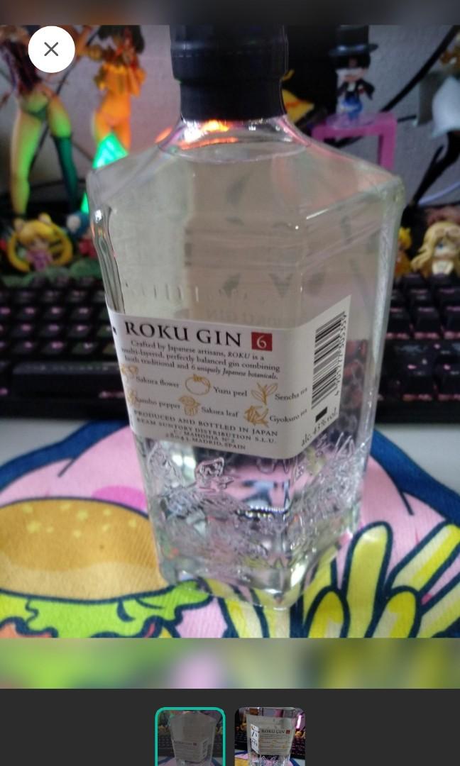 Roku Gin Japanese alcohol 43%, Food & Drinks, Alcoholic Beverages on ...