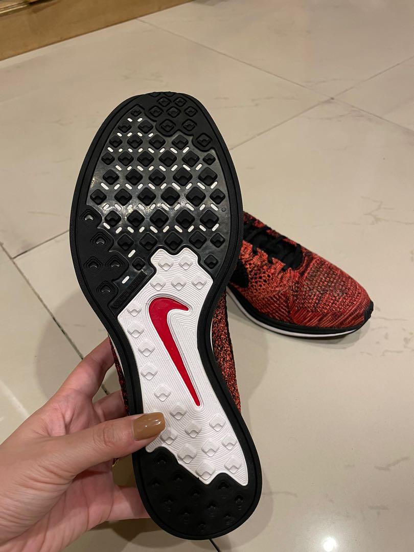 (SALE!) Original Nike Flyknit Racer Red, Men's Fashion, Footwear ...