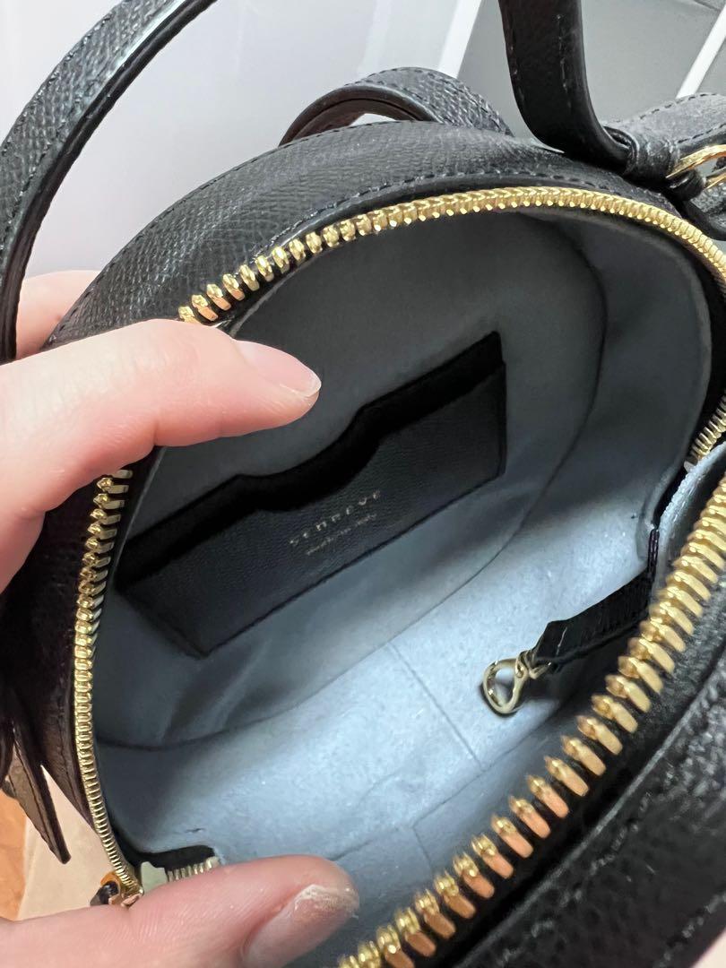 Senreve Circa Bag in pebbled leather Noir / Blush **NO TRADES**, Women ...