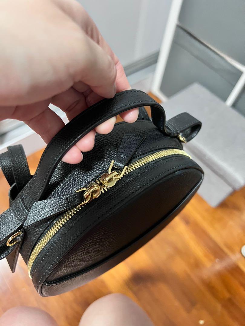Senreve Circa Bag in pebbled leather Noir / Blush **NO TRADES**, Women ...