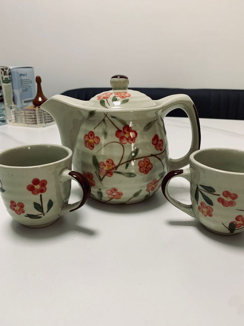 Simple Tea Set, Furniture & Home Living, Kitchenware & Tableware ...