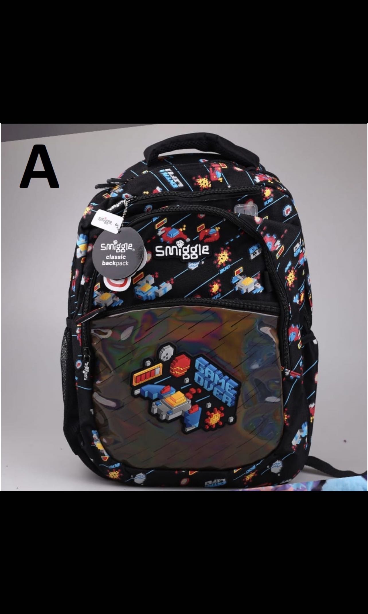 Smiggle Classic Backpack - GAMEOVER, Hobbies & Toys, Stationery & Craft ...