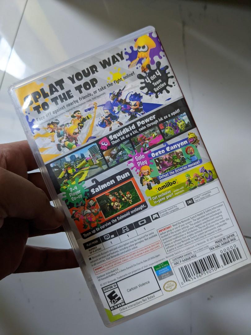 Splatoon 2 Nintendo Switch Cartridge, Video Gaming, Video Games ...