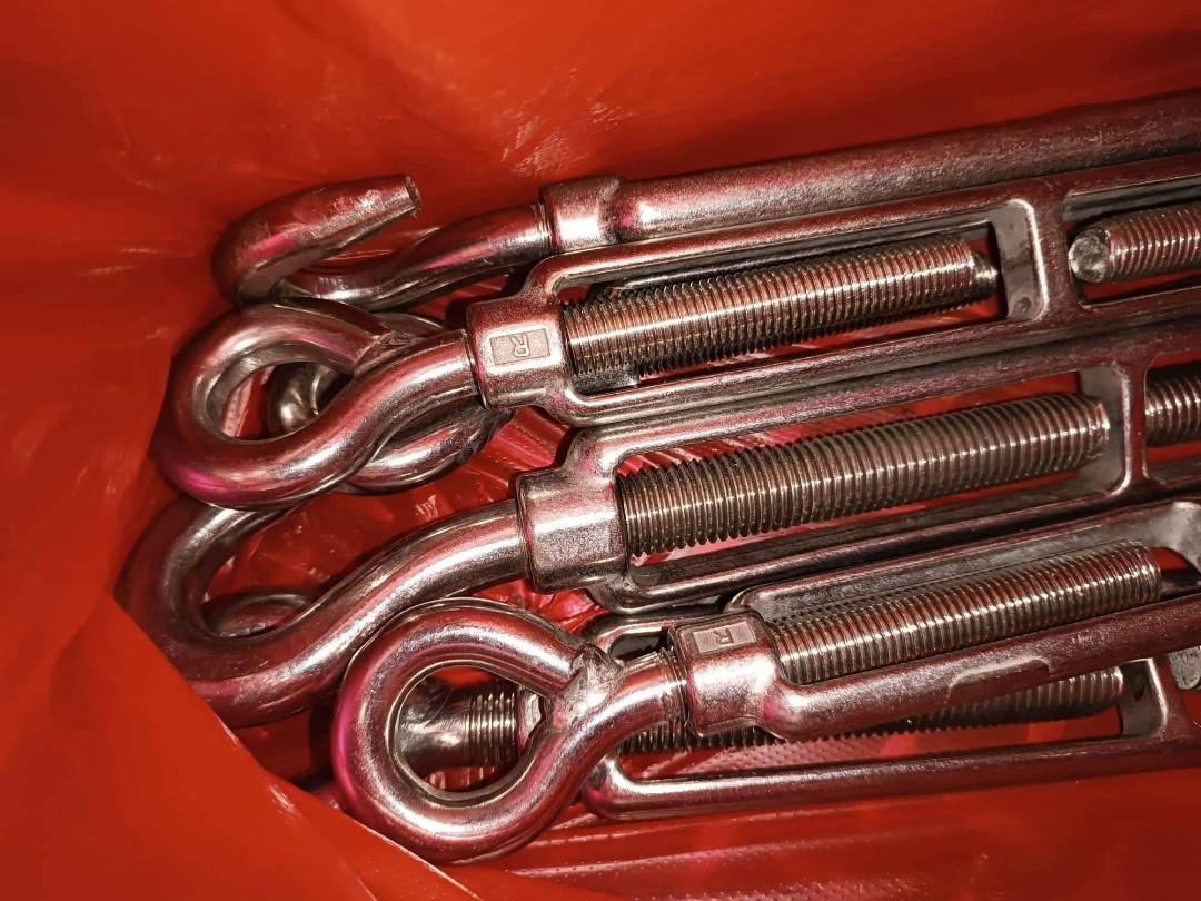 Ss turn buckle 16mm ,20mm, Commercial & Industrial, Construction Tools ...