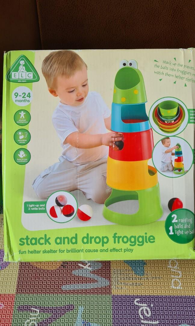 Stack and drop Froggie Toy, Babies & Kids, Infant Playtime on Carousell