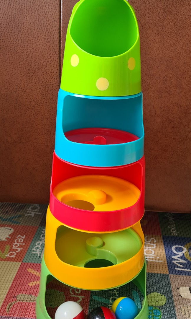 Stack and drop Froggie Toy, Babies & Kids, Infant Playtime on Carousell