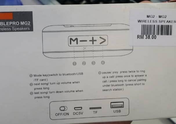 Tablepro MG2 Bluetooth Speaker, Audio, Soundbars, Speakers & Amplifiers ...