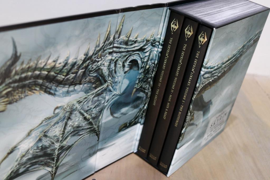 The Skyrim Library - Volumes I, II & III (Box Set) Hardcover, Video ...
