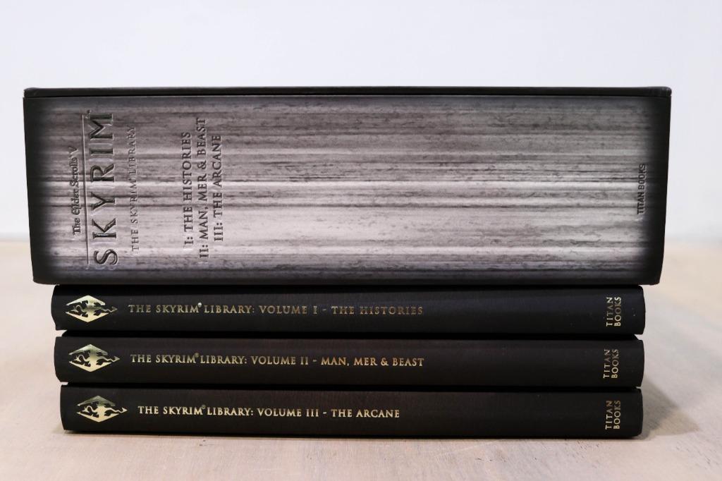 The Skyrim Library - Volumes I, II & III (Box Set) Hardcover, Video ...