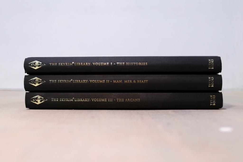 The Skyrim Library - Volumes I, II & III (Box Set) Hardcover, Video ...