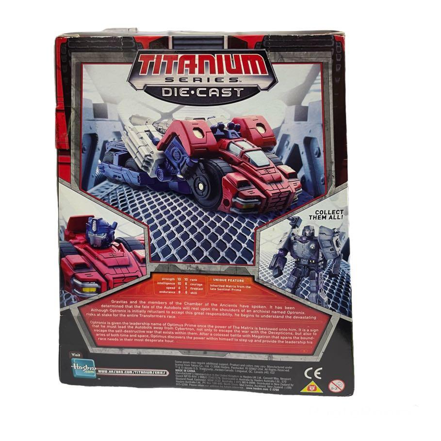 TITANIUM-Optimus Prime figure, Hobbies & Toys, Toys & Games on Carousell