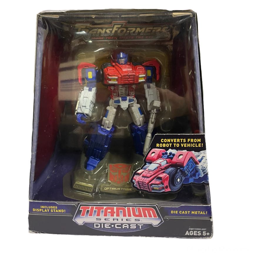 TITANIUM-Optimus Prime figure, Hobbies & Toys, Toys & Games on Carousell