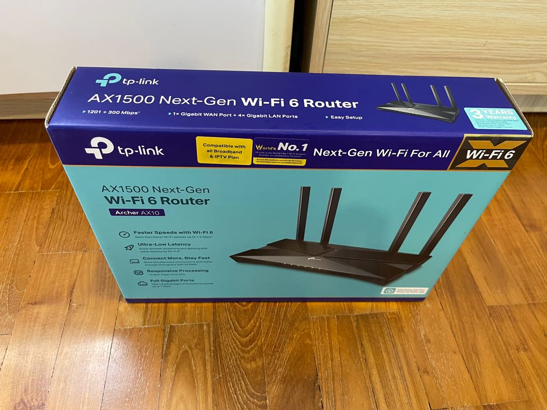 TP LINK AX 1500 Next_Gen Wifi 6 Router, Computers & Tech, Parts ...