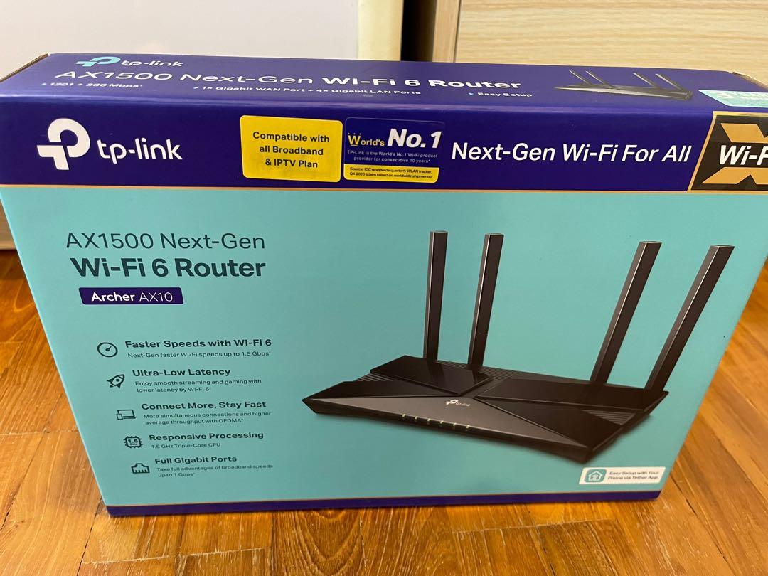 TP LINK AX 1500 Next_Gen Wifi 6 Router, Computers & Tech, Parts ...