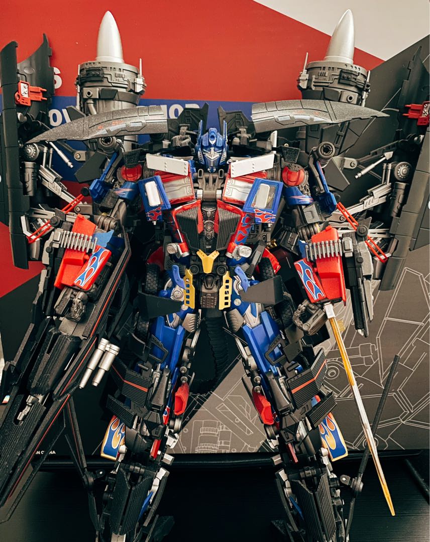 Transformers Mpm-04 and Iw-06 Optimus prime Jetfire Jetpower set ...