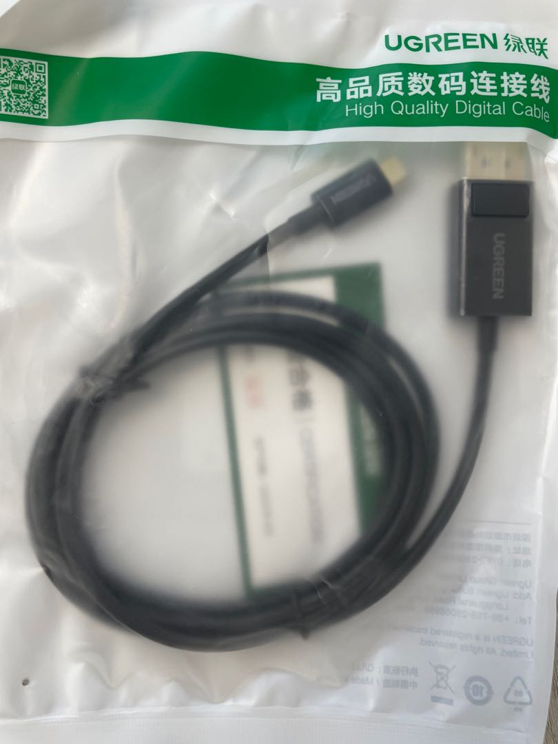 Type-C to DP cable, 電腦＆科技, 電腦周邊及配件, 電腦線、轉接線及轉換器 - Carousell
