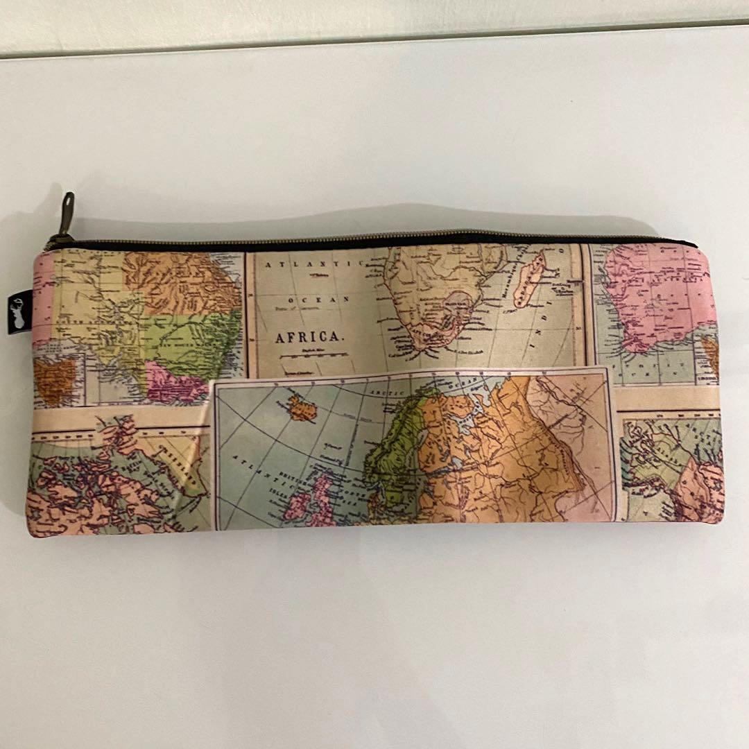 Typo Map Pencil Case, Women's Fashion, Bags & Wallets, Purses & Pouches ...
