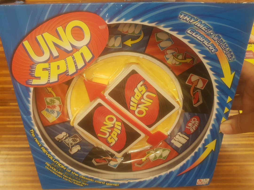 UNO Spin and Pick-up sticks, Hobbies & Toys, Toys & Games on Carousell
