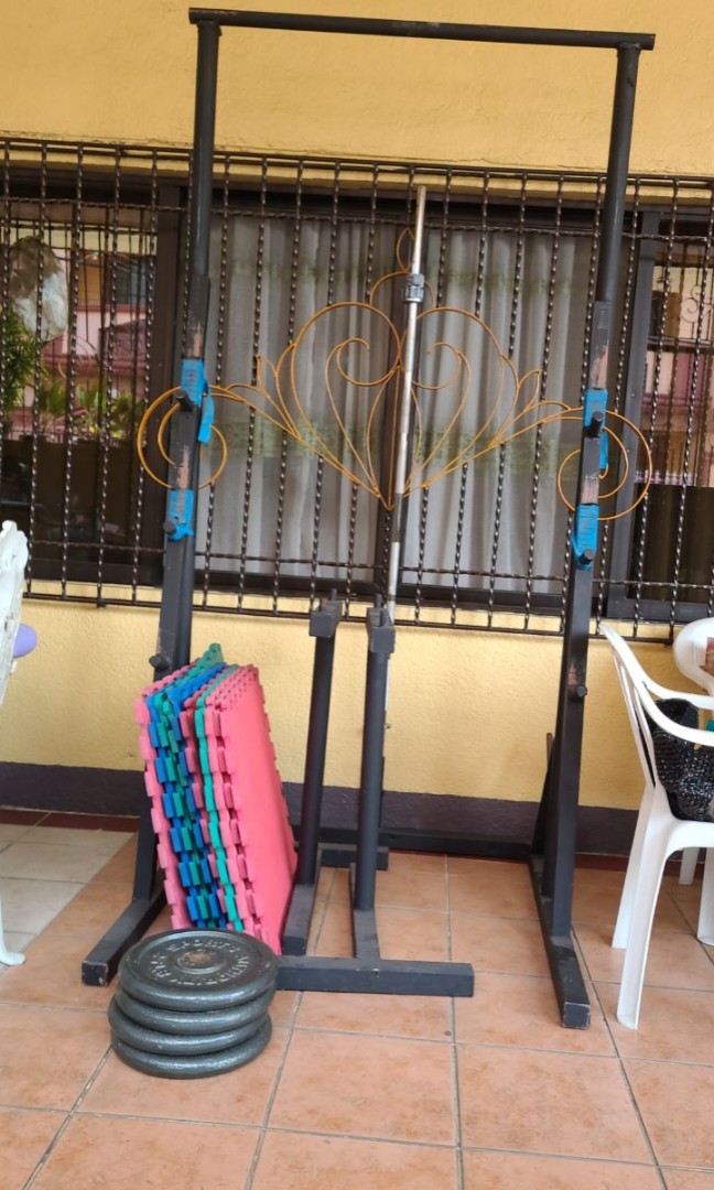 Used Squat Rack, Sports Equipment, Exercise & Fitness, Weights ...