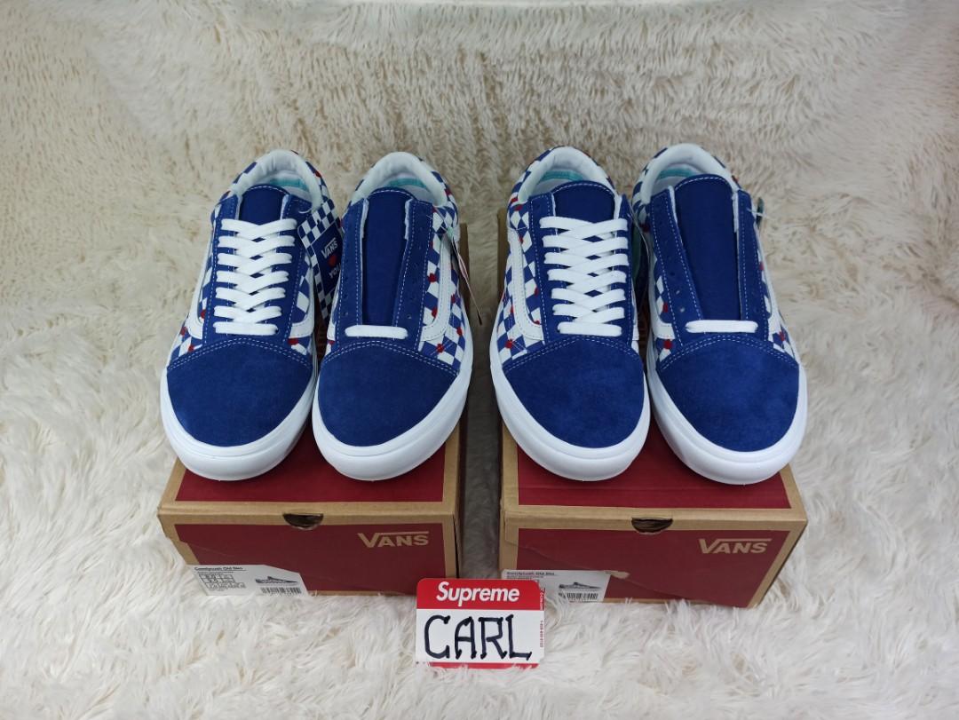 Vans Autism Awareness Comfycush Old Skool Checkerboard, Men's Fashion ...