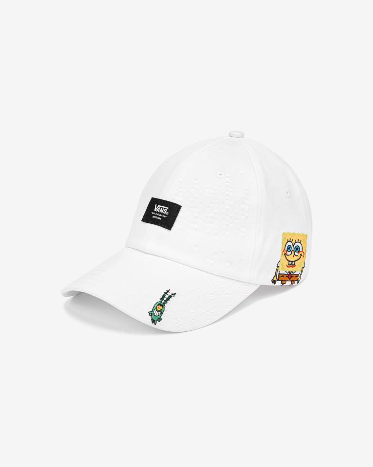 VANS X SPONGEBOB CURVED BILL JOCKEY HAT / CAP, Men's Fashion, Watches ...