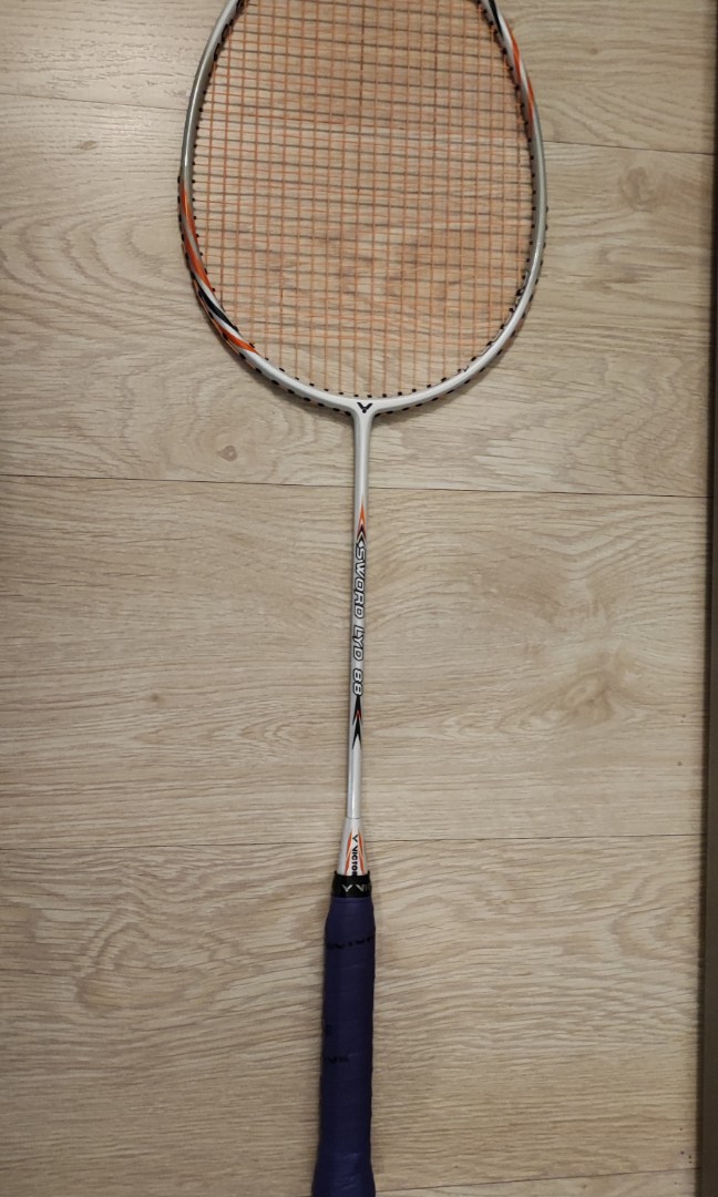 victor Lyd sword 88 badminton racket, Sports Equipment, Sports & Games ...