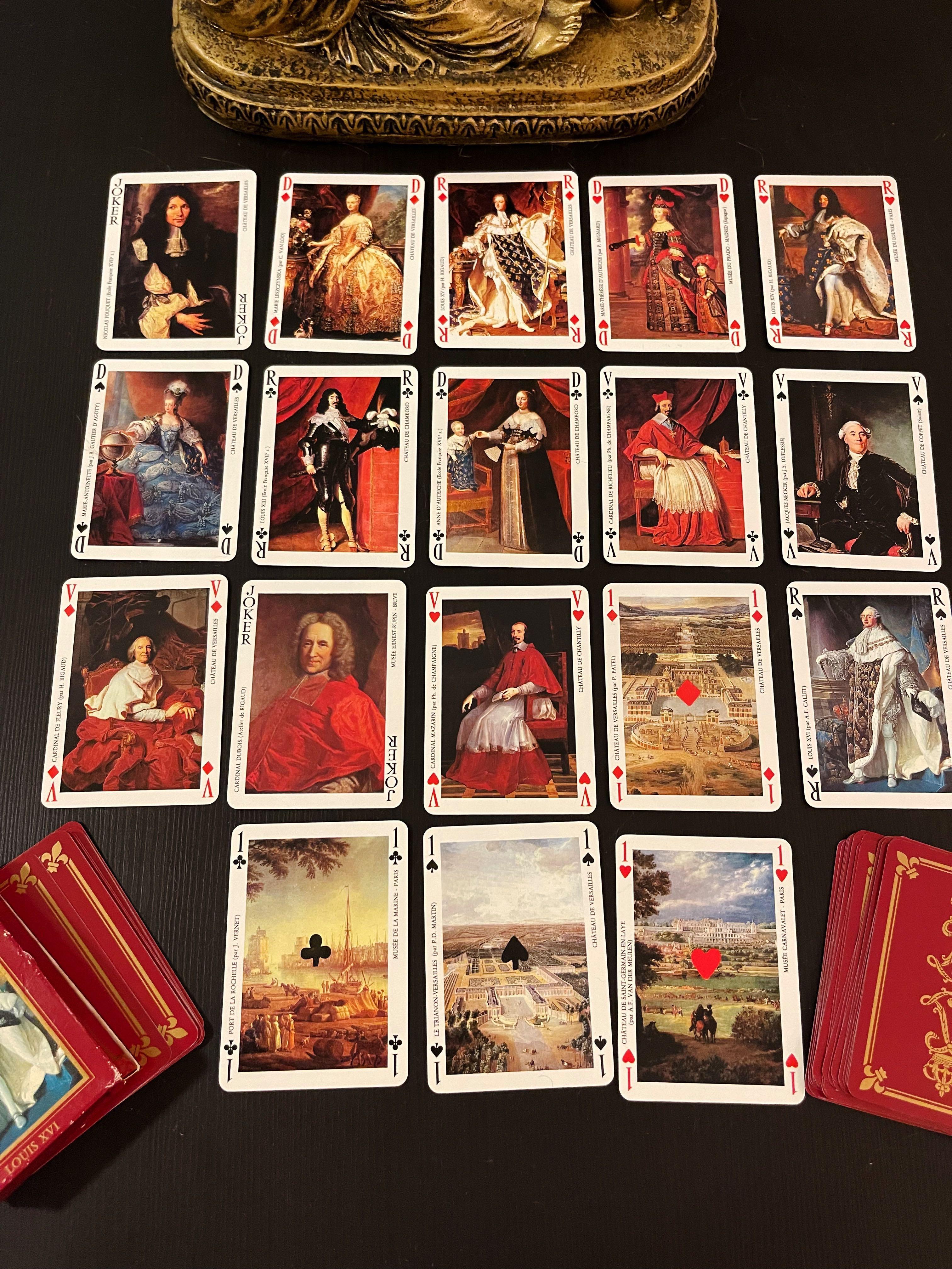 Vintage Playing Card Paris “De Versailles” King & Queen, Hobbies & Toys ...