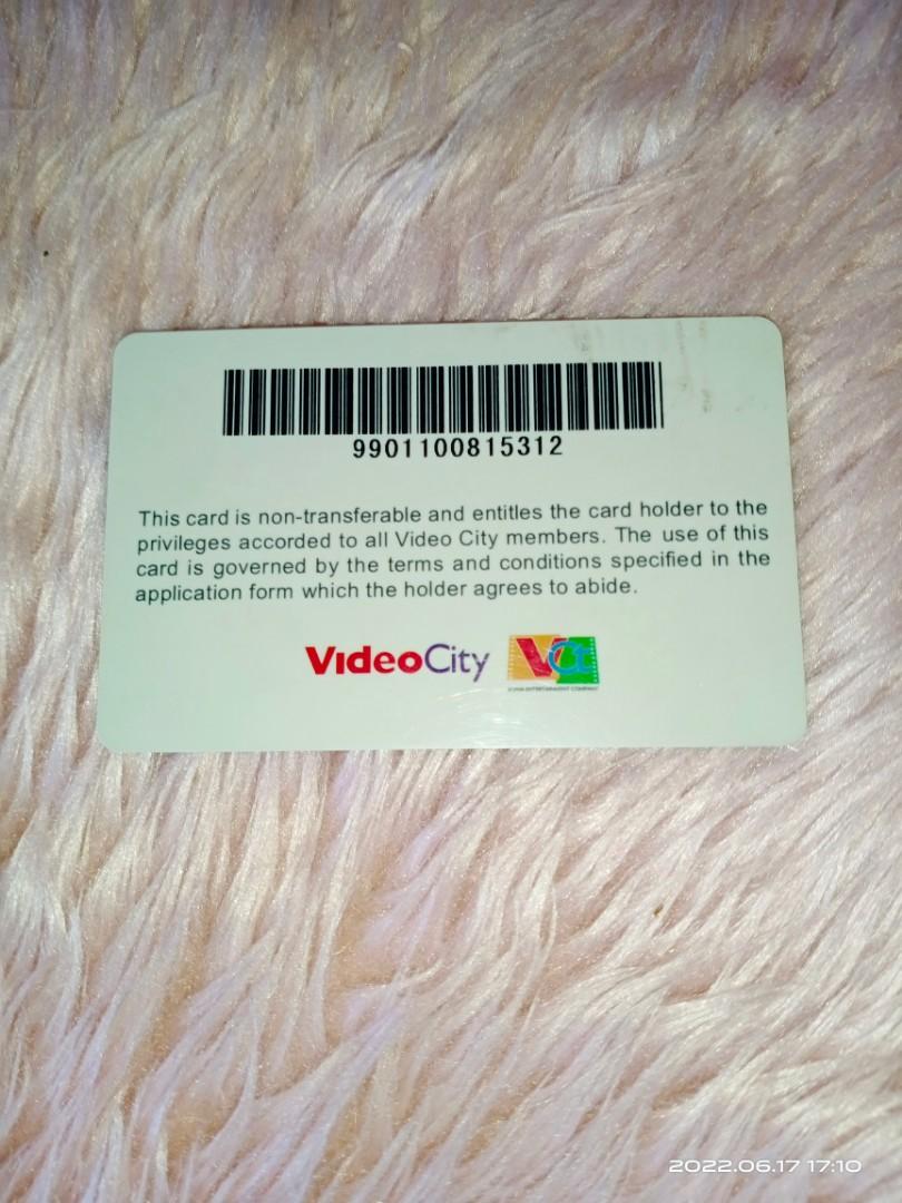 Vintage video city membership card, Hobbies & Toys, Memorabilia ...