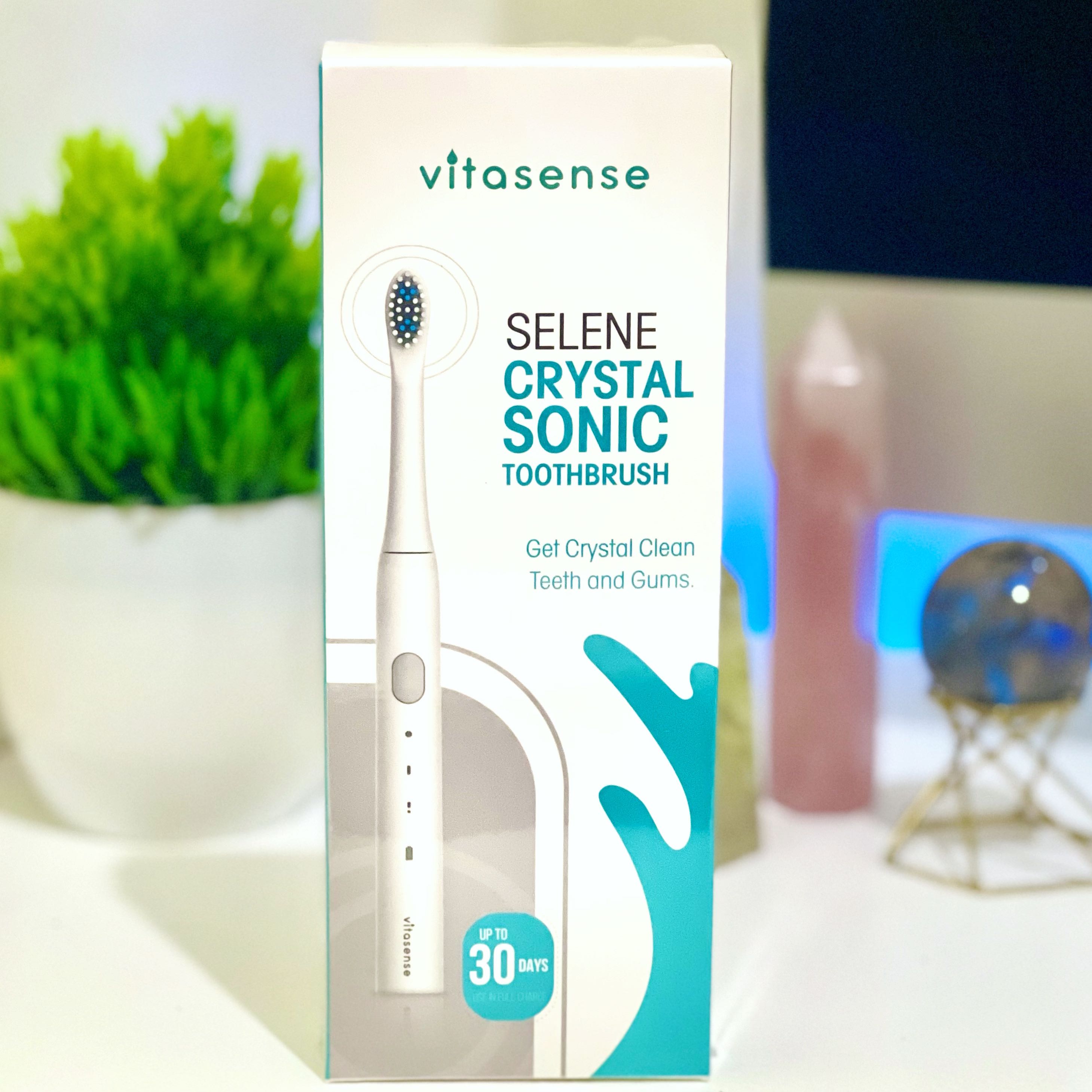 VITASENSE Selene Crystal Sonic Toothbrush, Beauty & Personal Care, Oral Care on Carousell