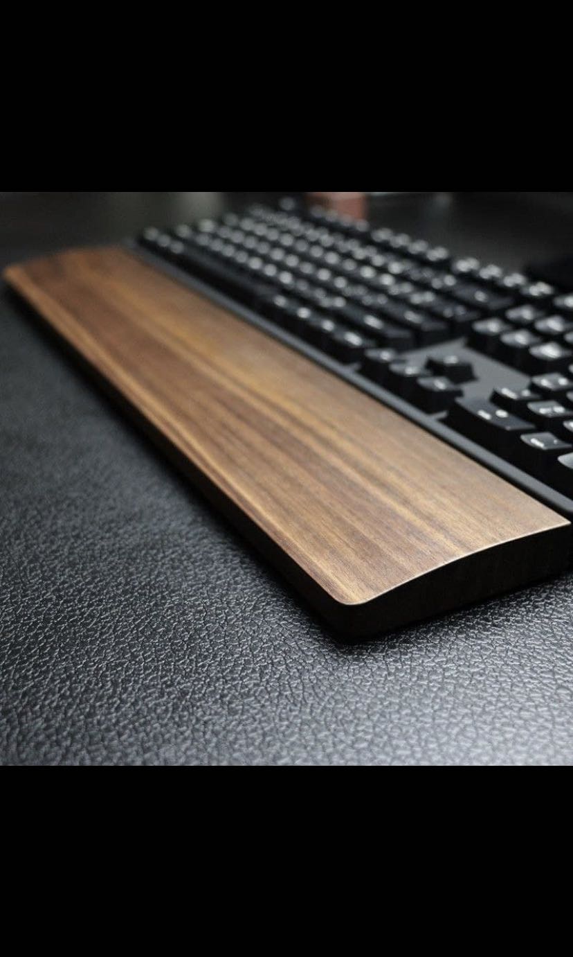 wooden palm rest for keyboard use, Computers & Tech, Parts ...