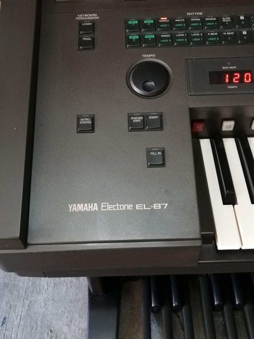 Yamaha EL87 Electone Organ, Hobbies & Toys, Music & Media, Musical ...