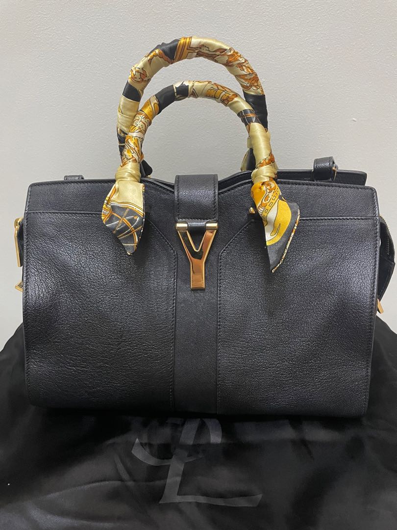 YSL Small Cabas (Black), Luxury, Bags & Wallets on Carousell