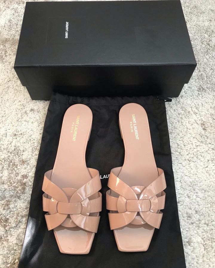 YSL Tribute flats, Women's Fashion, Footwear, Flats & Sandals on Carousell