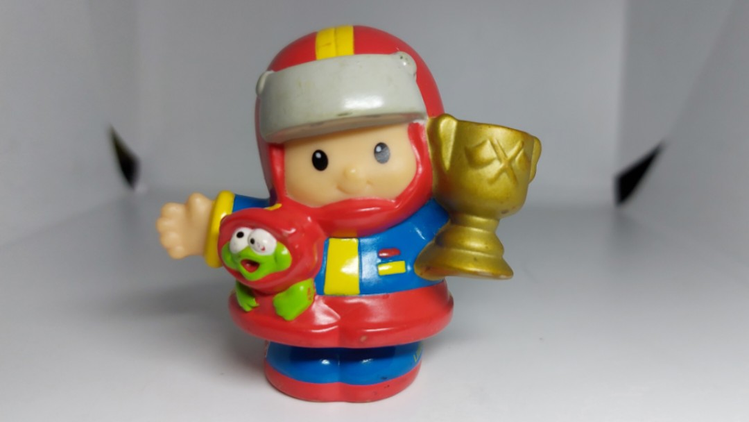 2005 Little People Fisher Price Mattel Race Car Driver Eddie With ...