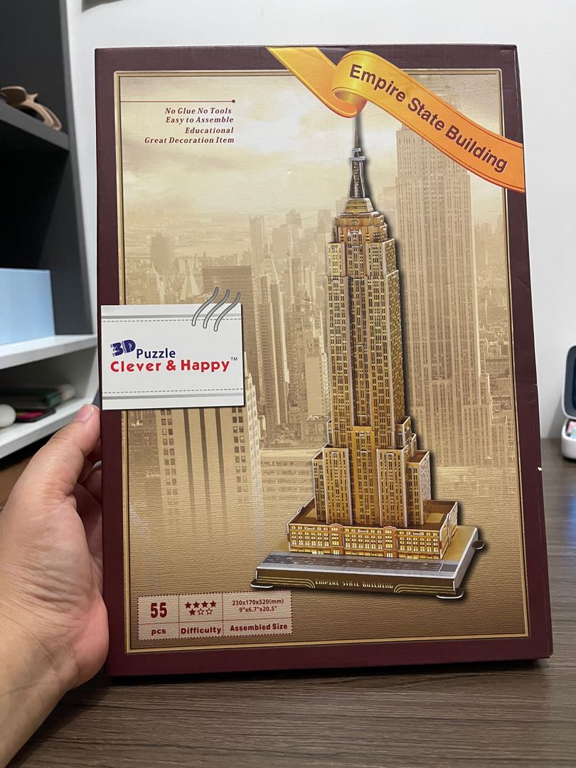 3D Puzzle - Empire State Building, Hobbies & Toys, Toys & Games on ...
