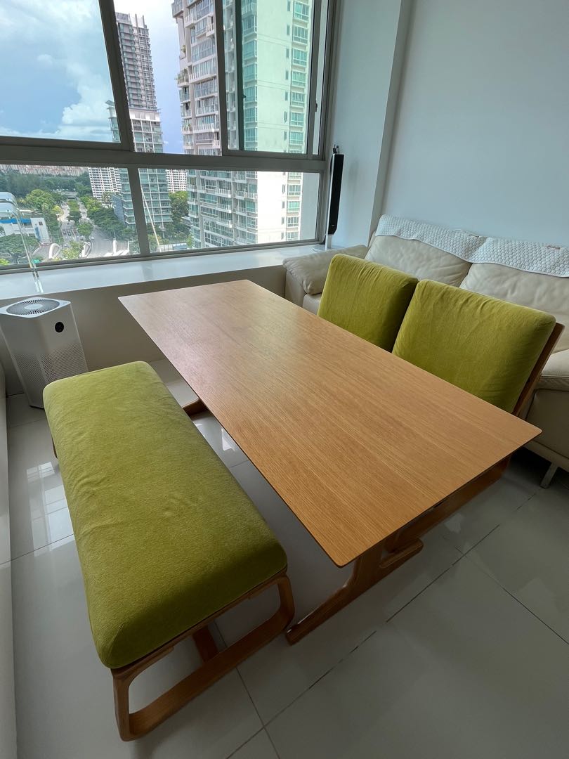 ☘️ MUJI Living Dining Table Set, Furniture & Home Living, Furniture ...