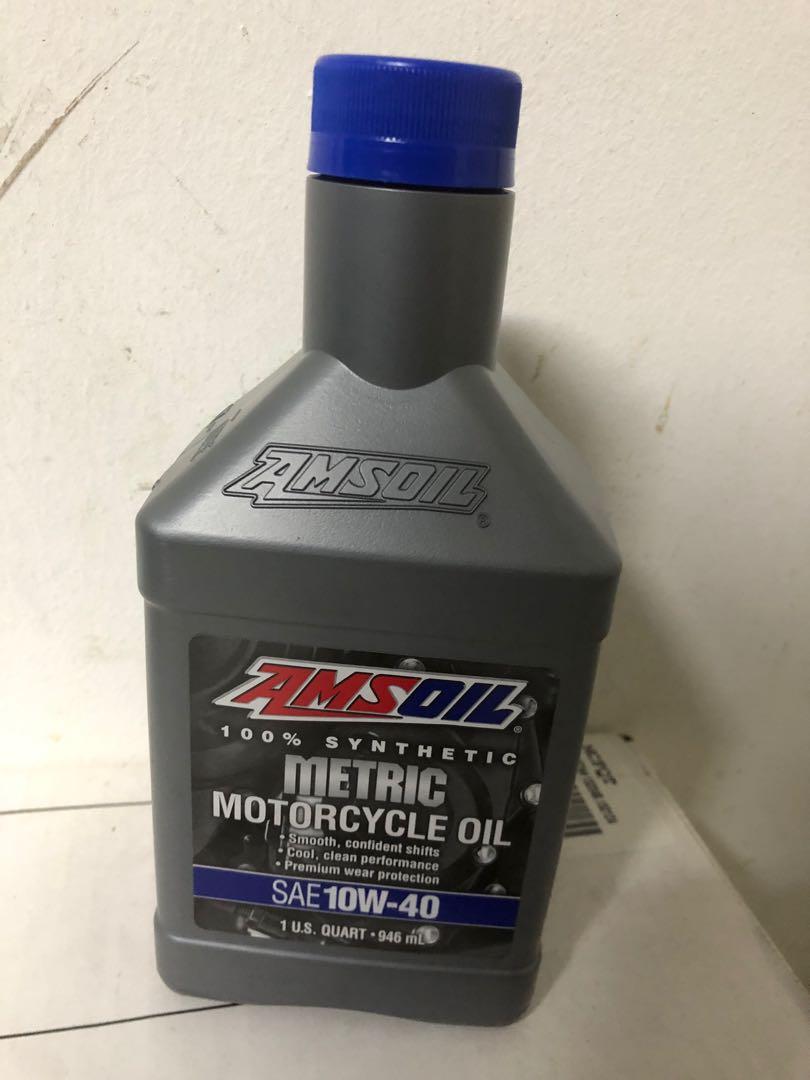 Amsoil metric 10w-40, Motorcycles, Motorcycle Accessories on Carousell