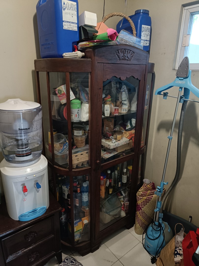 Antique Narra Platera / Display Cabinet, Furniture & Home Living ...