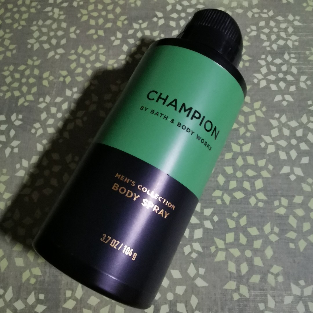 Authentic Bath and Body Works Champion Men's Body Spray, Beauty ...
