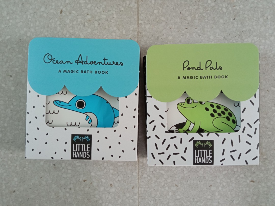Baby bath books. Change color in water. Sensory play. Educational ...